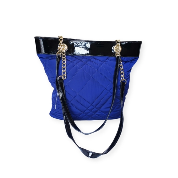 Talbots | Bags | Talbot Blue Tote Shoulder Bag | Poshmark